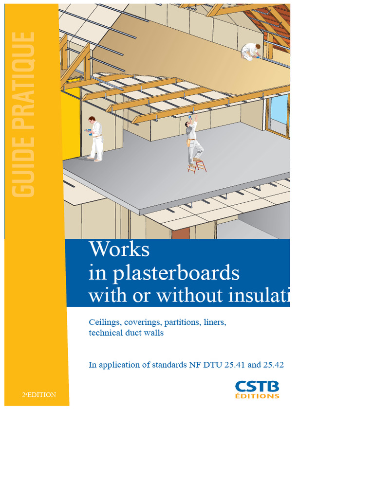 Gypsum Board Works With or Without Insulation | PDF | Framing ...