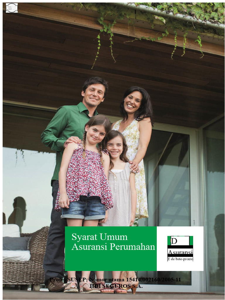Syarat Umum Asuransi Perumahan HDI | PDF