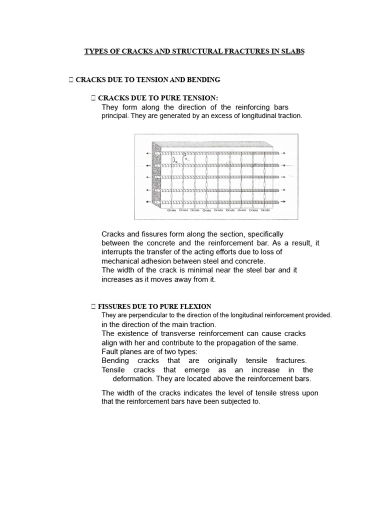 Types of Structural Cracks and Fissures in Slabs | PDF | Fracture ...