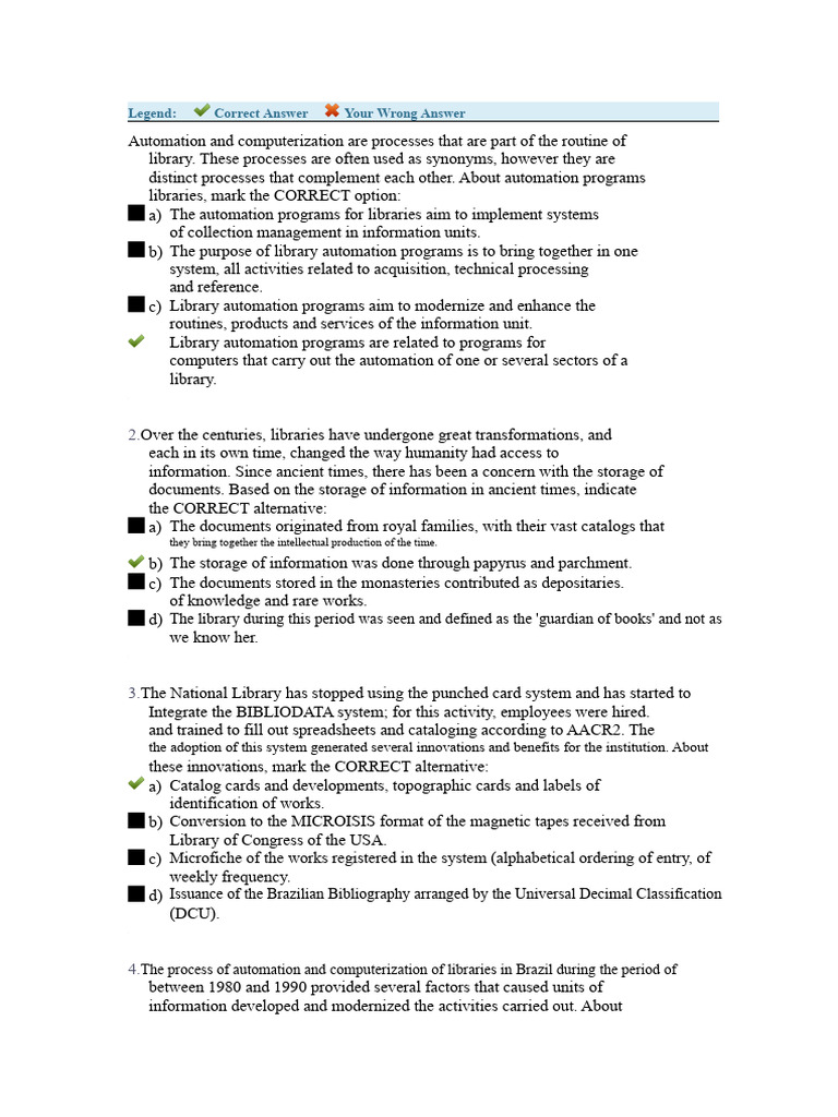 Evaluation I - Computerization of Libraries and Information Retrieval ...