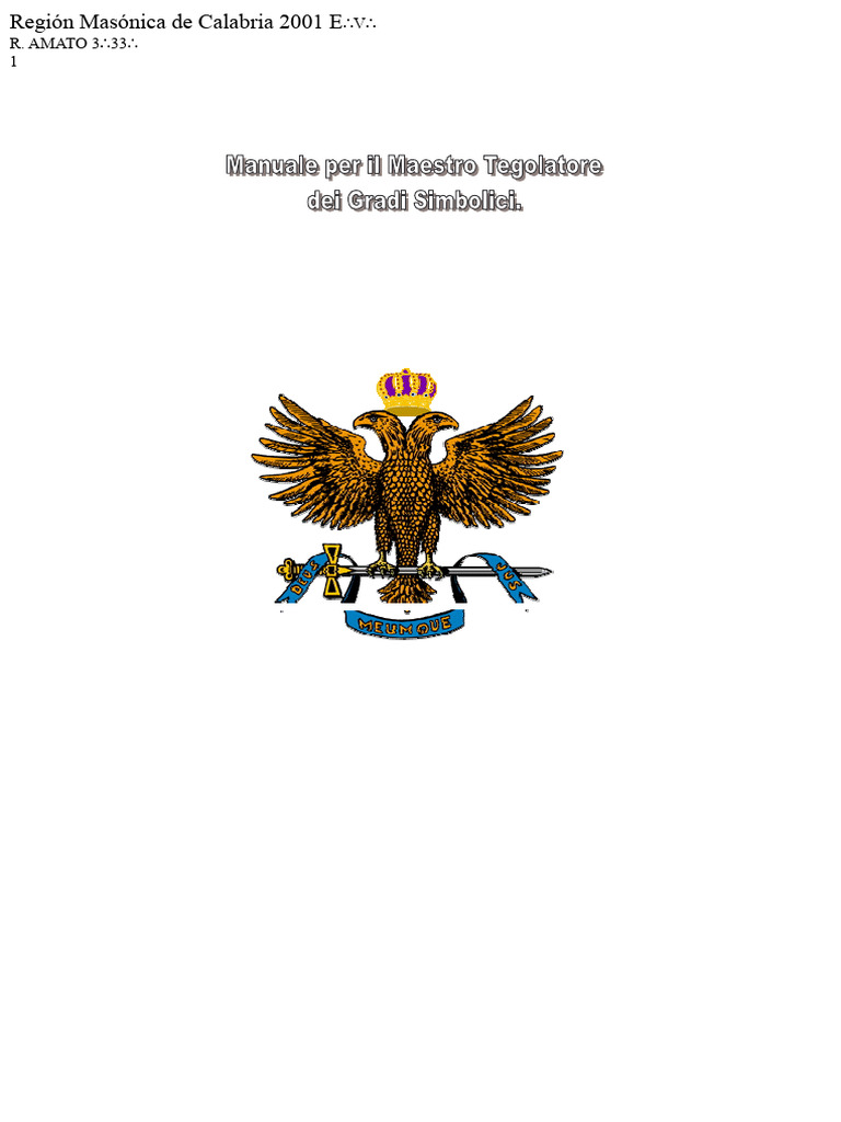 Manual Del Maestro Tejador | PDF | Masonería