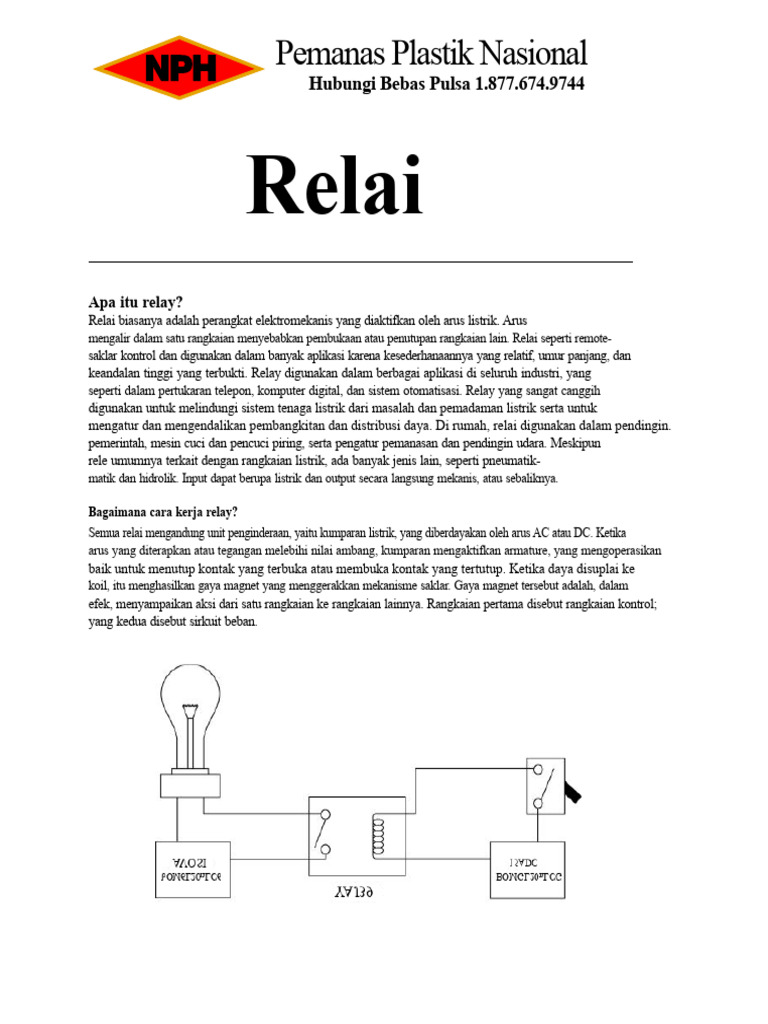 Apa Itu Relay & Bagaimana Cara Kerjanya PDF | PDF