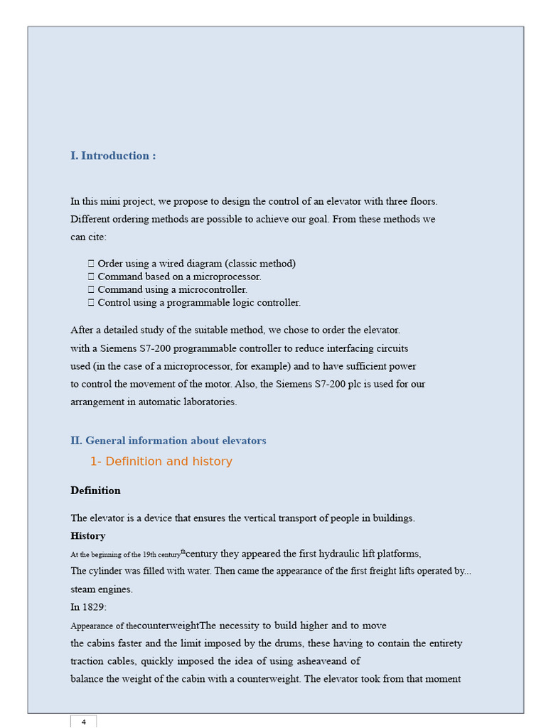 Step7-200 Elevator Control | PDF | Elevator | Programmable Logic Controller
