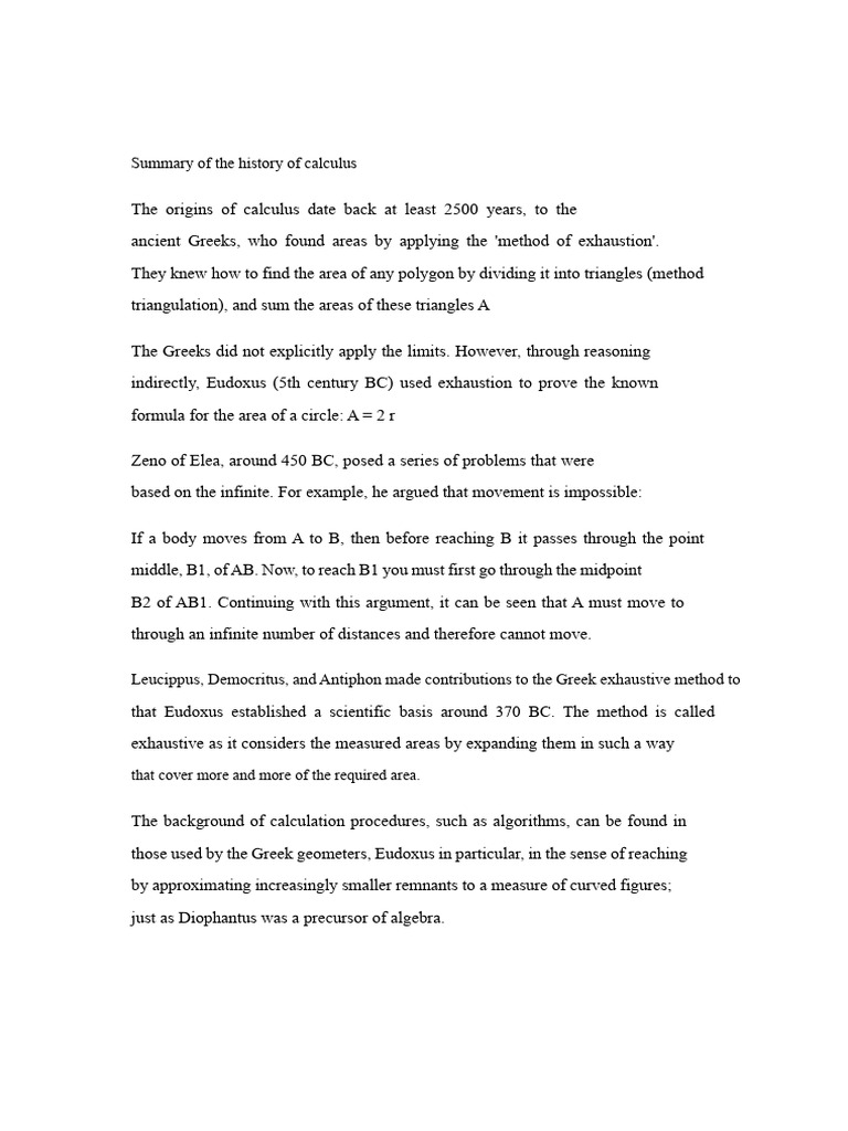 History of Integral Calculus | PDF | Calculus | Integral