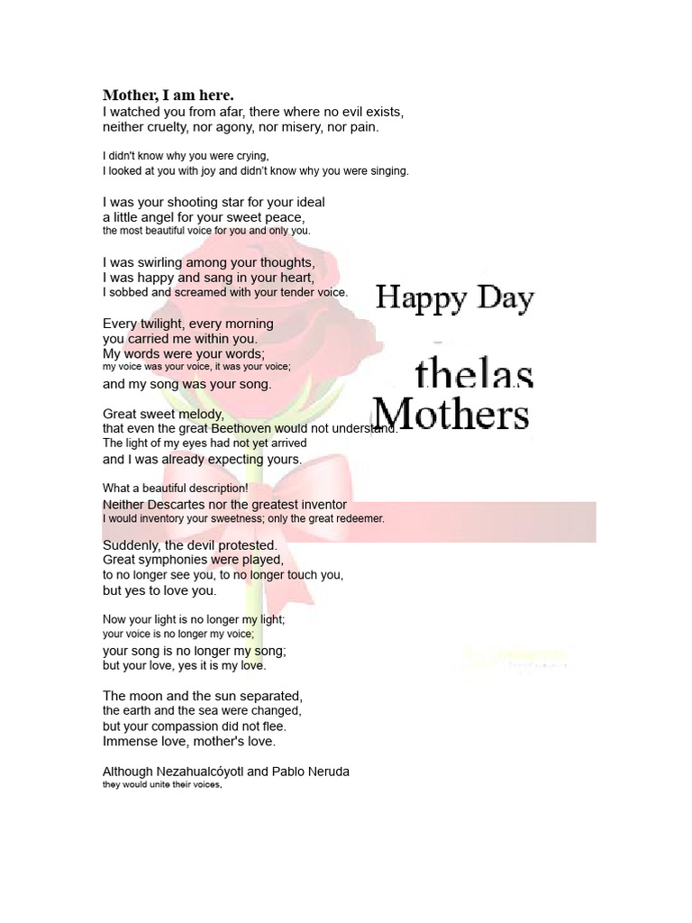 Coral Mother Poetry | PDF