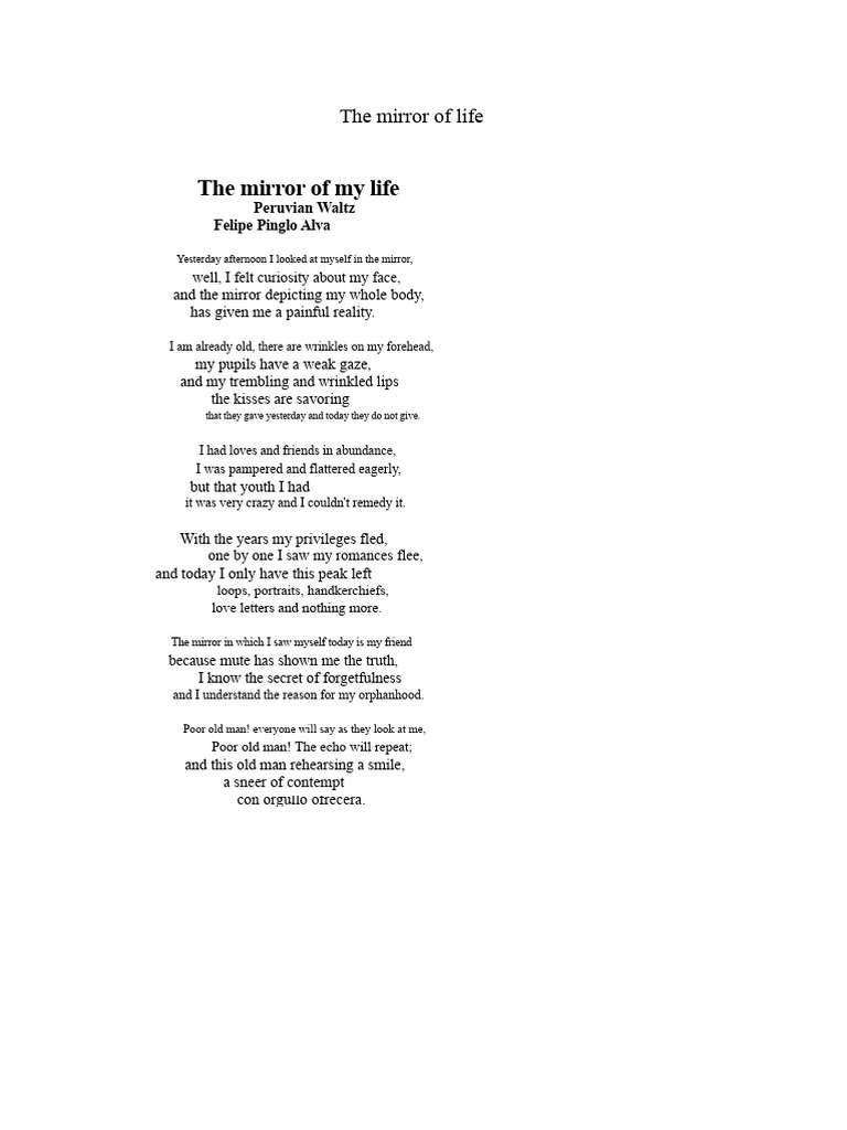 The Mirror of Life | PDF | Mirror | Seed