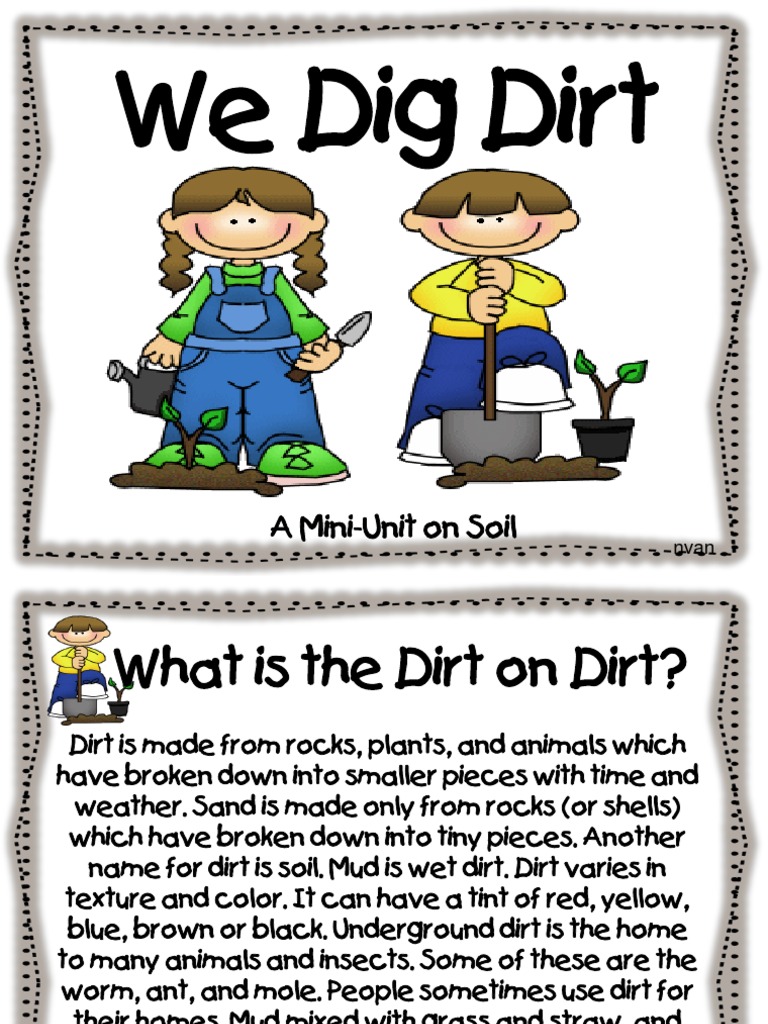We Dig Dirt | PDF | Soil | Nature