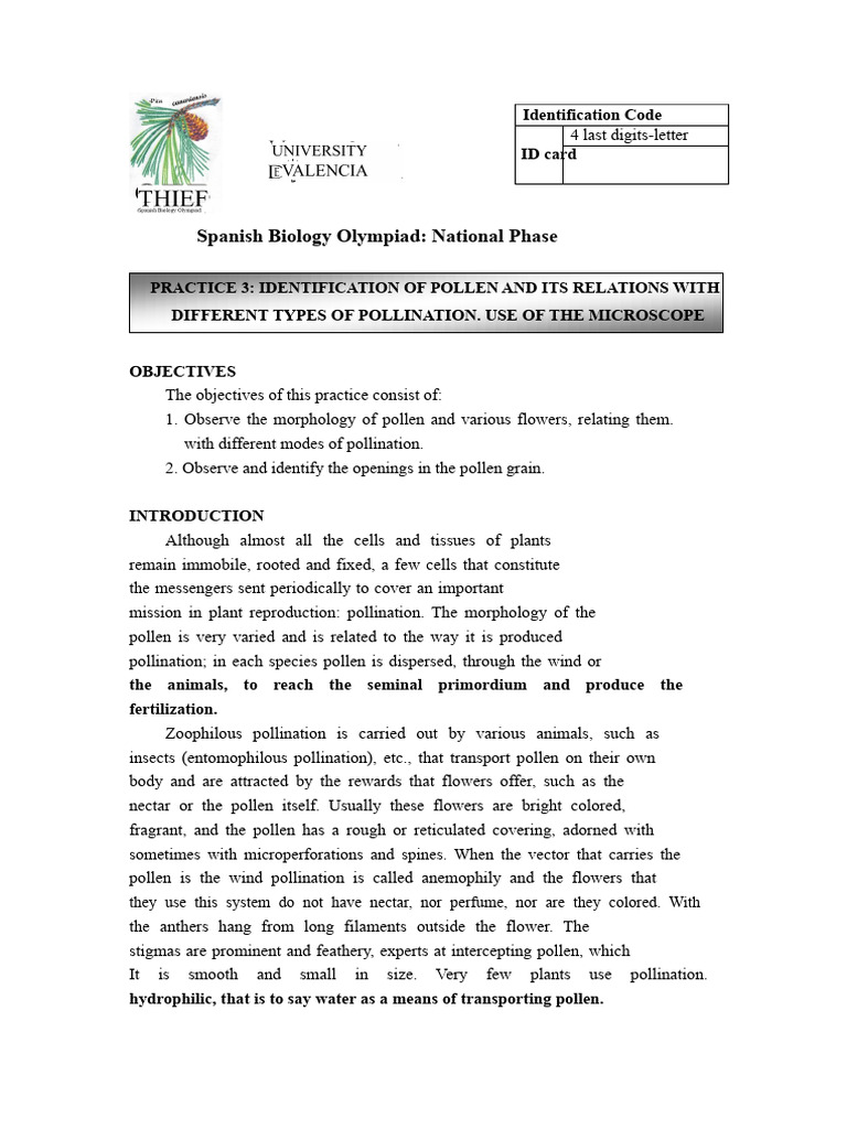 Biology Practice | PDF | Pollen | Flowers