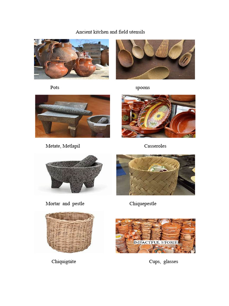 Ancient Kitchen and Field Utensils | PDF
