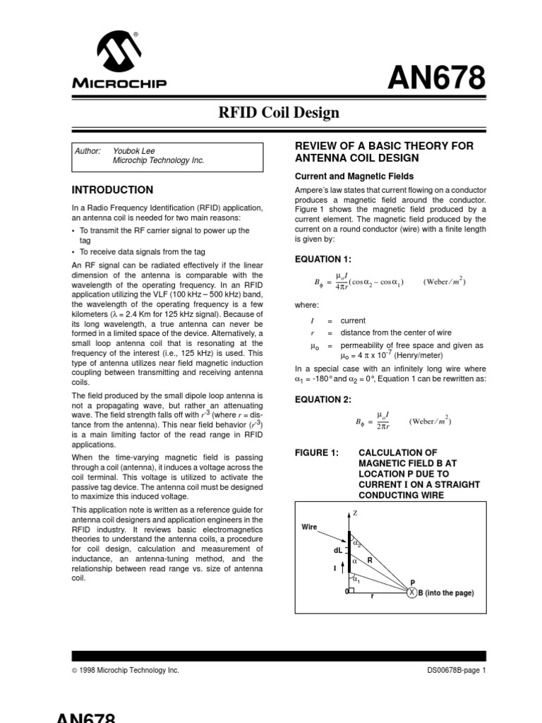 RFID Coil Design | PDF