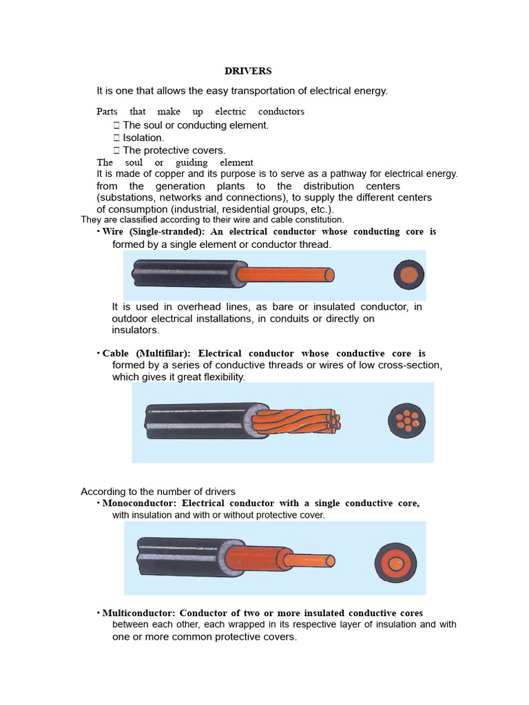 Drivers | PDF | Electrical Conductor | Wire