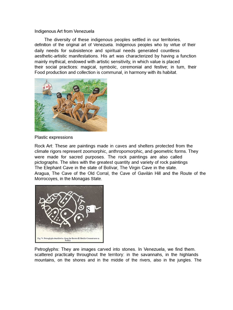 Indigenous Art and Culture of Venezuela | PDF | Rock Art | Venezuela