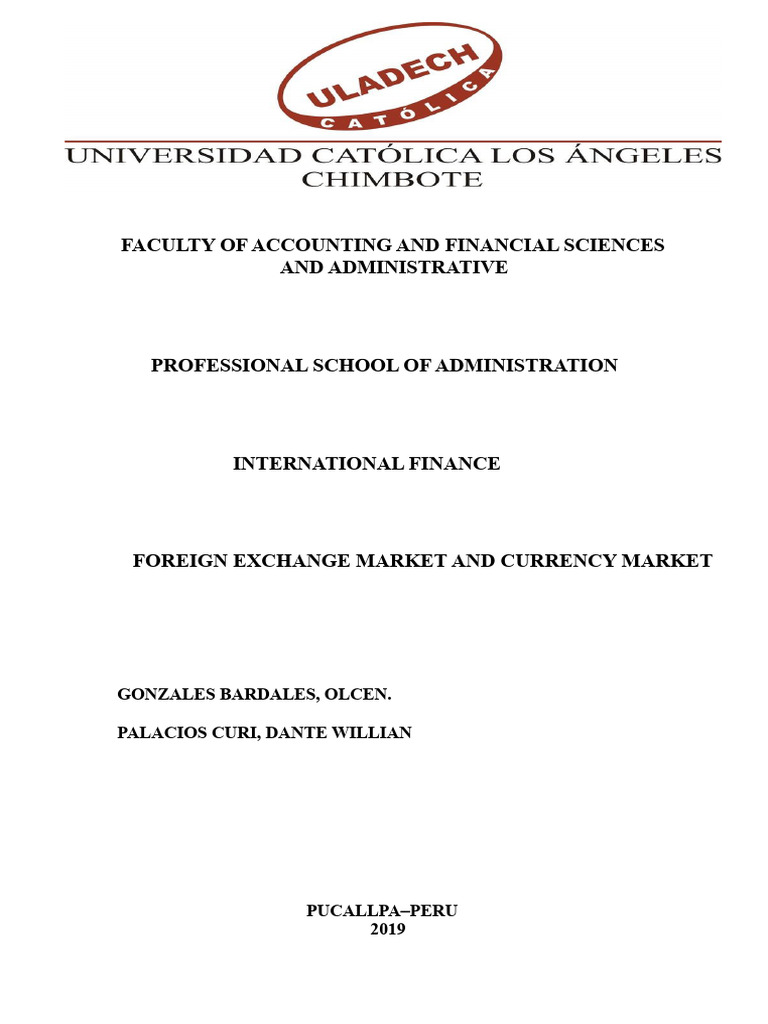 Understanding the Foreign Exchange Market | PDF | Exchange Rate | Currency