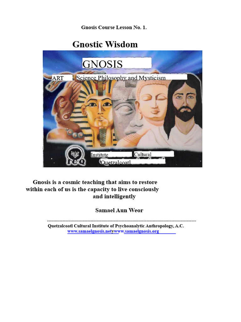 Lesson On Gnosis 01-1 PDF | PDF | Gnosis | Wisdom