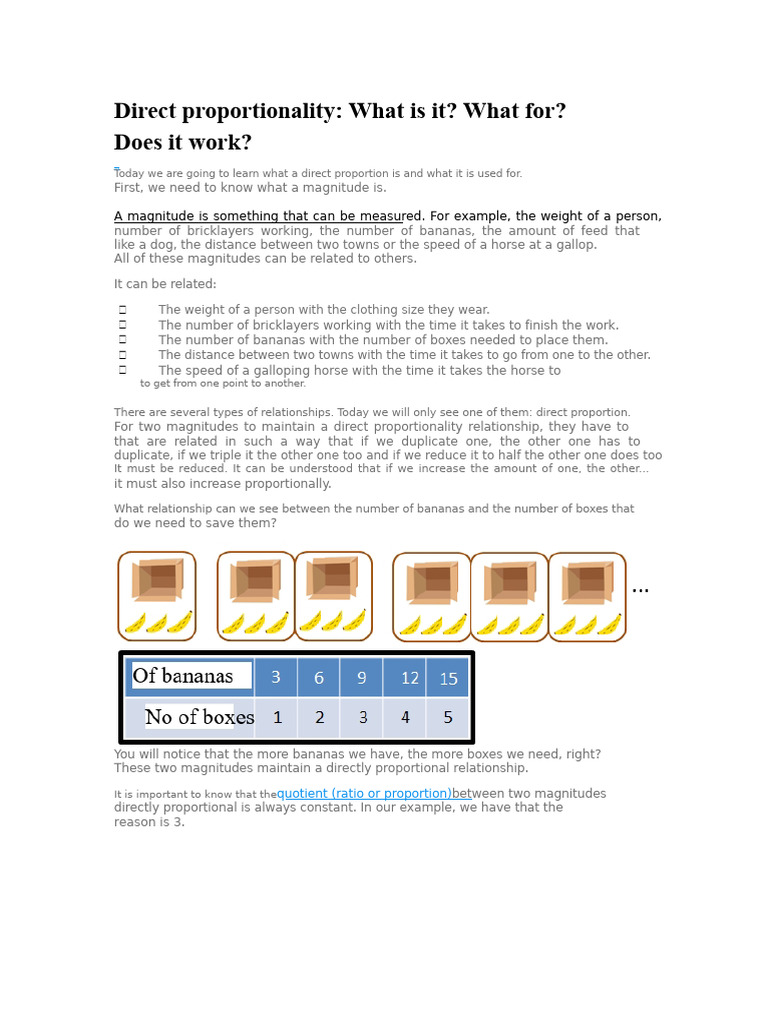 Direct Proportionality | PDF | Quantity | Mathematics