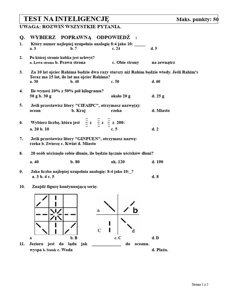 Iq Paper | PDF