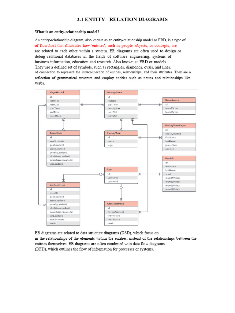 2 - 1 Entity-Relationship Diagrams | PDF | Data Model | Conceptual Model