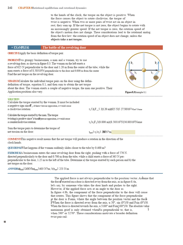 Rotational Dynamics and Torque Analysis | PDF | Center Of Mass | Torque