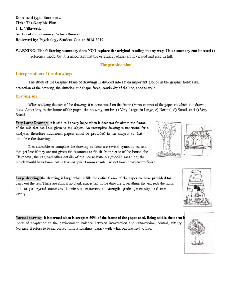 Analyzing Graphic Drawings: Key Insights | PDF | Extraversion And ...