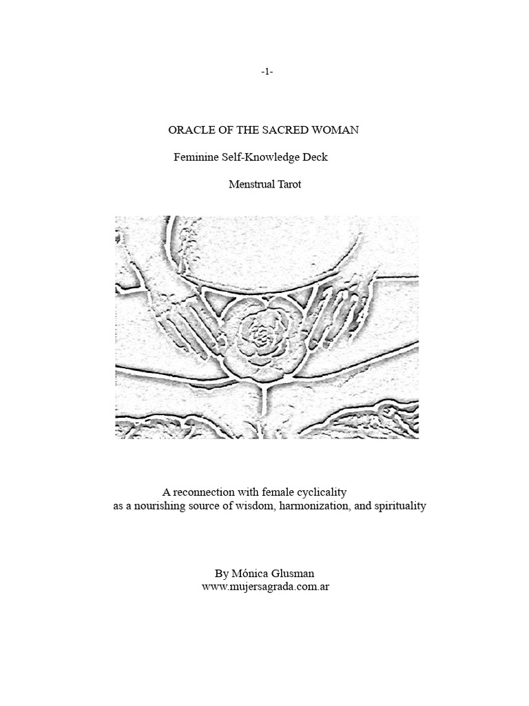 Oracle Sacred Woman | PDF | Wisdom | Moon