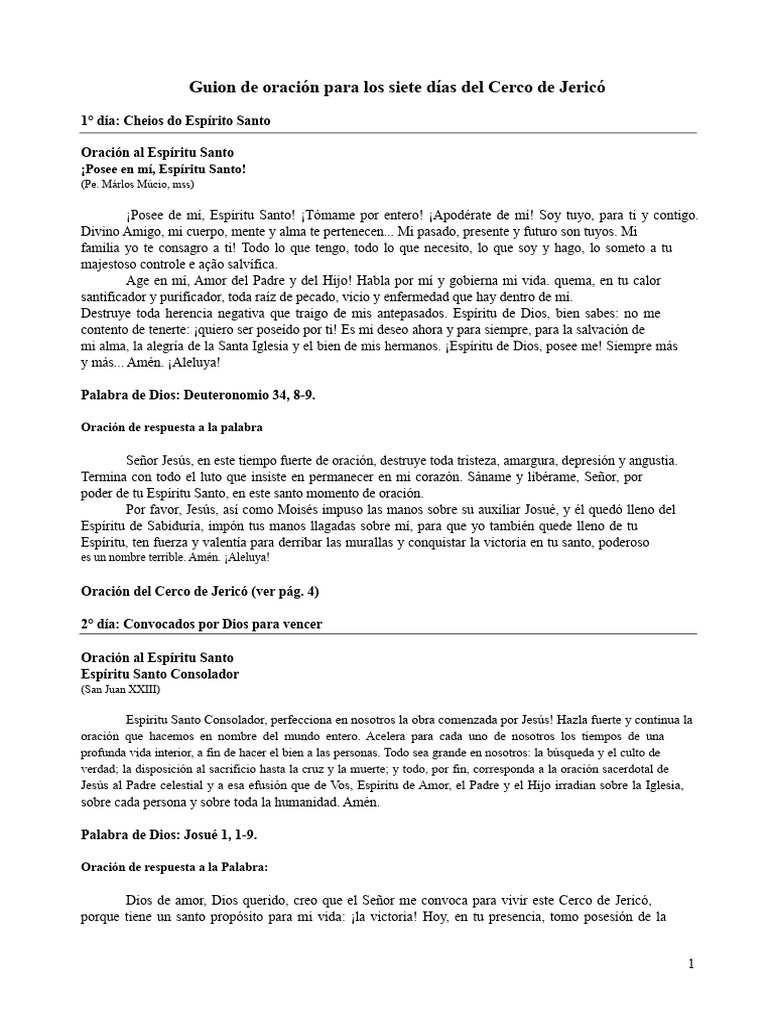 Cerco de Jericó | PDF | María, madre de Jesús | eucaristía