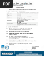 CLR Calcium Lime Rust Remover SDS Summary | PDF | Household Chemicals ...