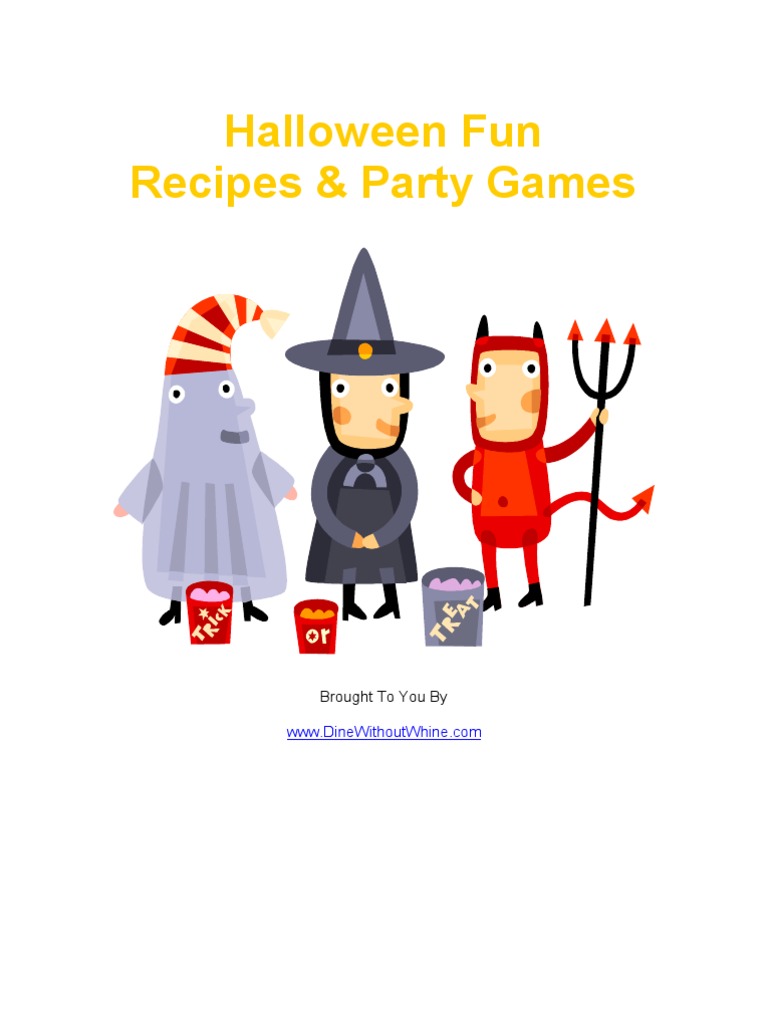 Kid Halloween Fun Recipe E-Book | PDF | Cupcake | Halloween