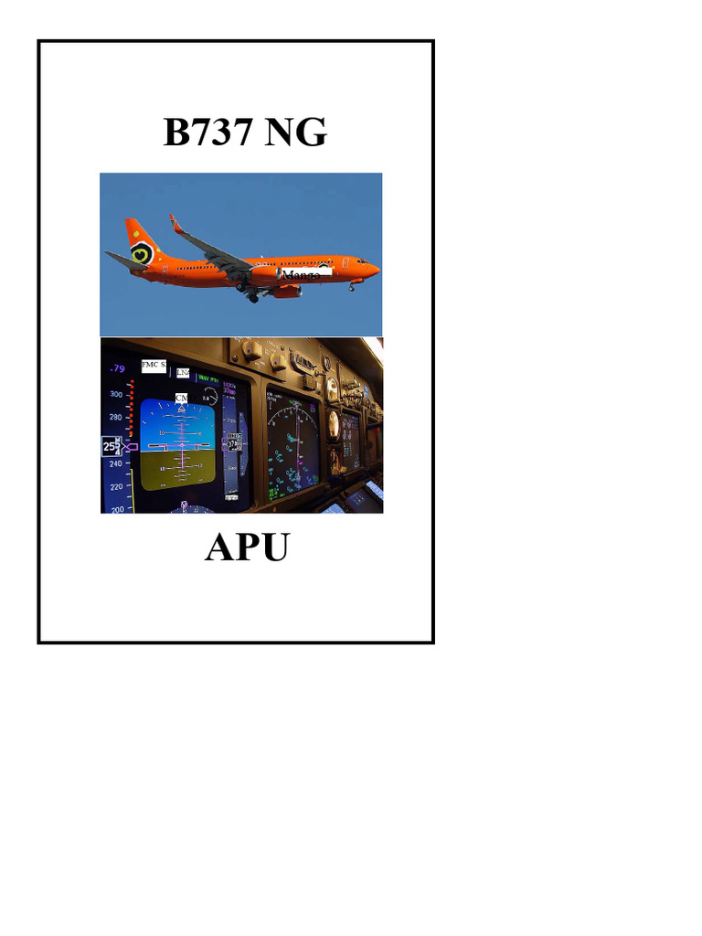 Boeing 737 NG APU PDF | PDF | Ingenieria Eléctrica