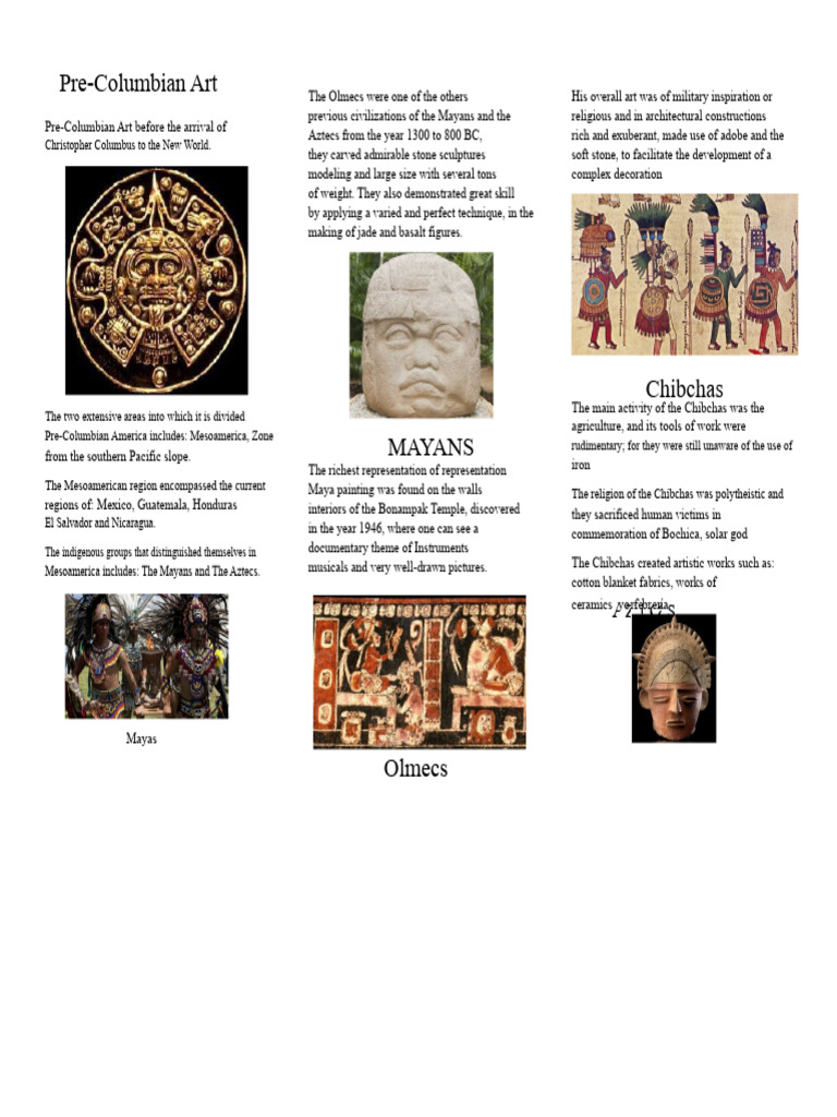 Pre-Columbian Art | PDF | Mesoamerica | Maya Civilization