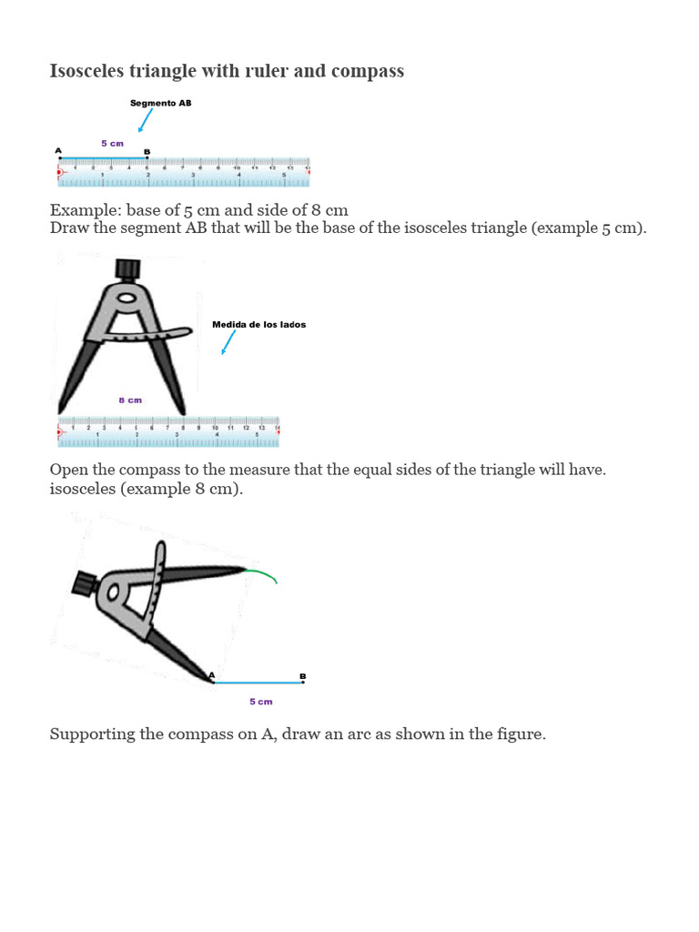 Drawing Isosceles and Scalene Triangles | PDF | Triangle | Angle
