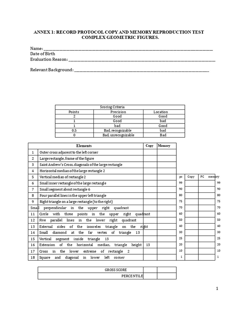 Test Complex Figure of King | PDF | Rectangle | Triangle