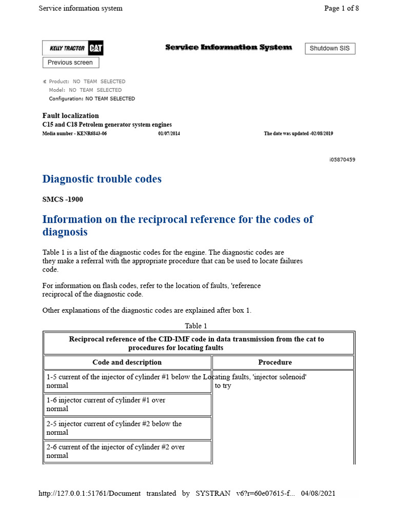 Failure Codes | PDF | Valve | Actuator
