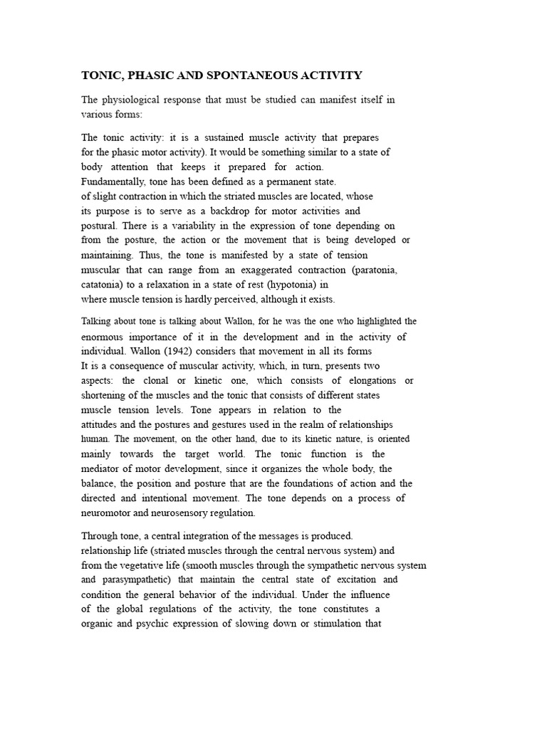 Understanding Muscle Tone and Activity | PDF | Psychopathy | Neuroscience