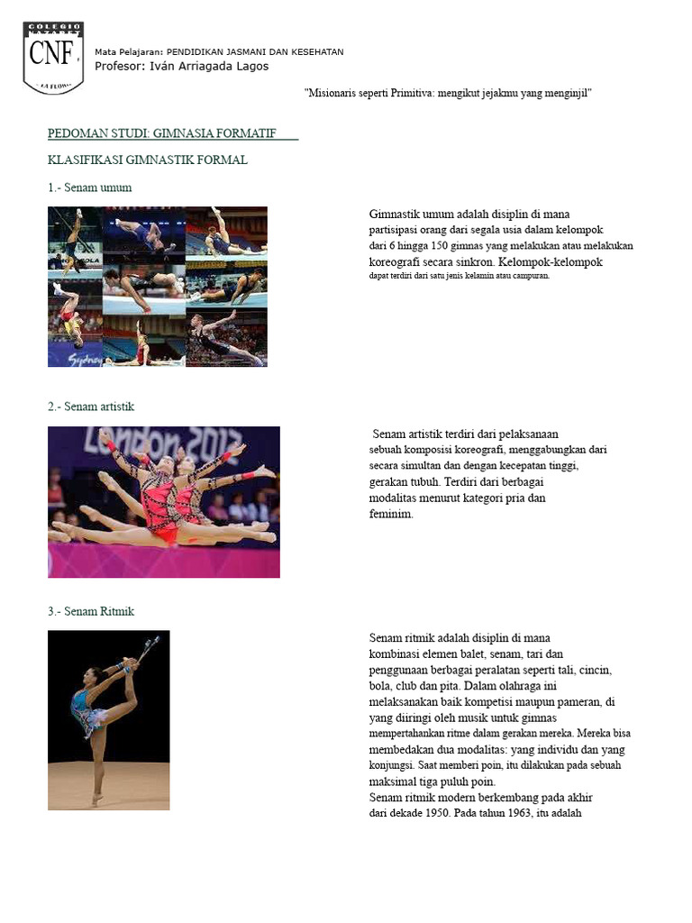 Klasifikasi Senam | PDF