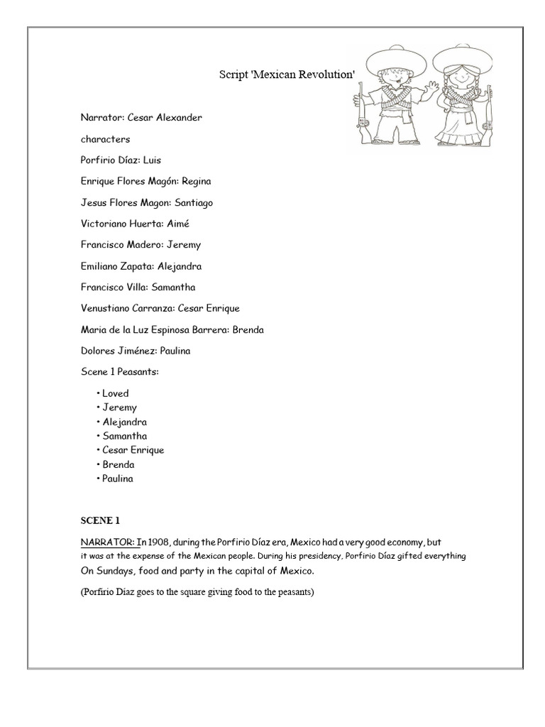 Mexican Revolution Script Overview | PDF | Mexican Revolution | Mexico