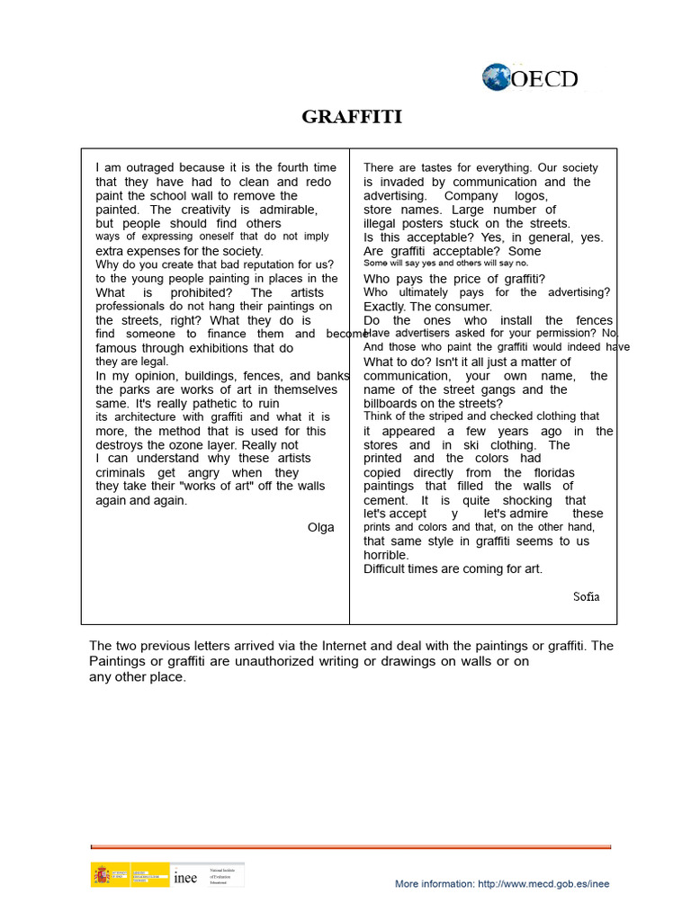 Graffiti | PDF | Graffiti | Argument