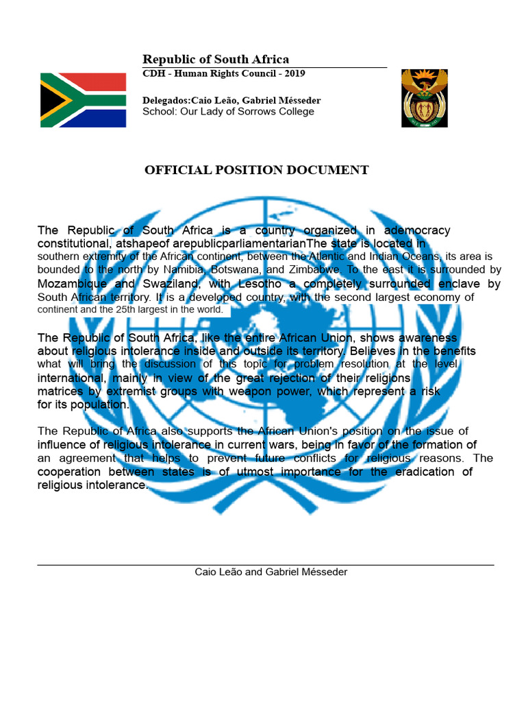 South Africa's Constitutional Democracy Overview | PDF