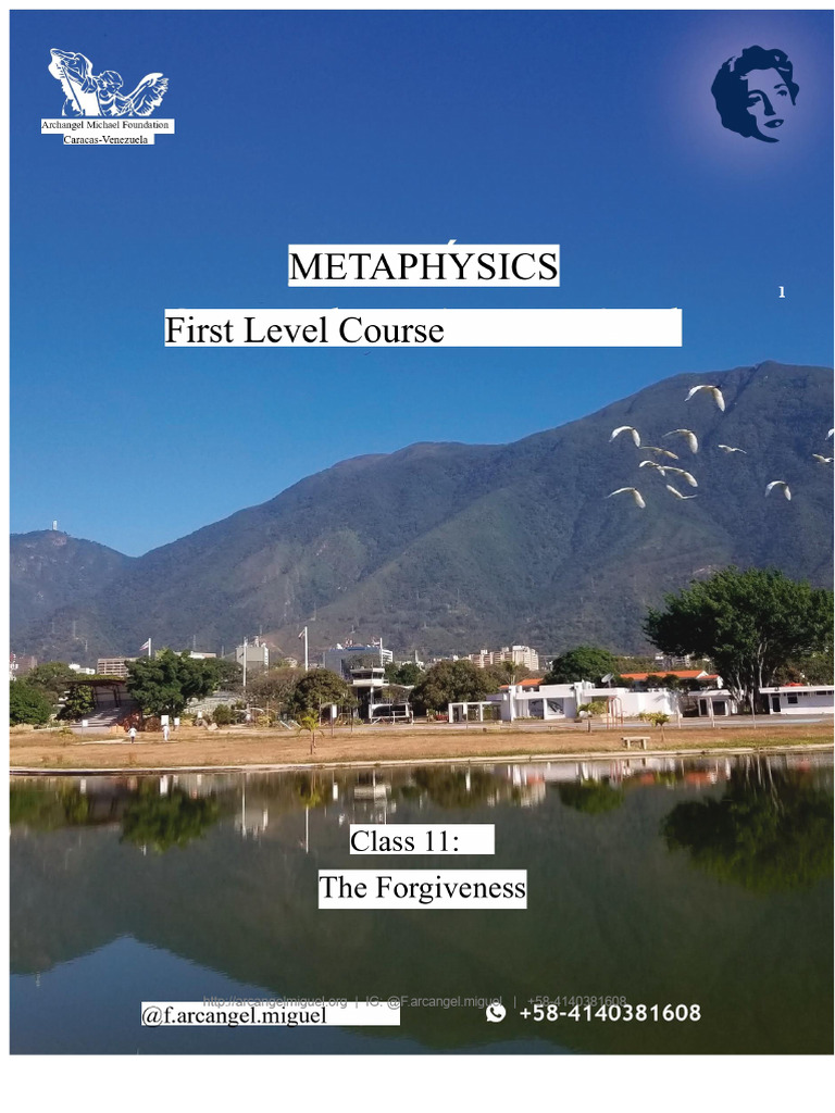 METAPHYSICS Lesson 11 - Forgiveness | PDF | Forgiveness | Psychological ...