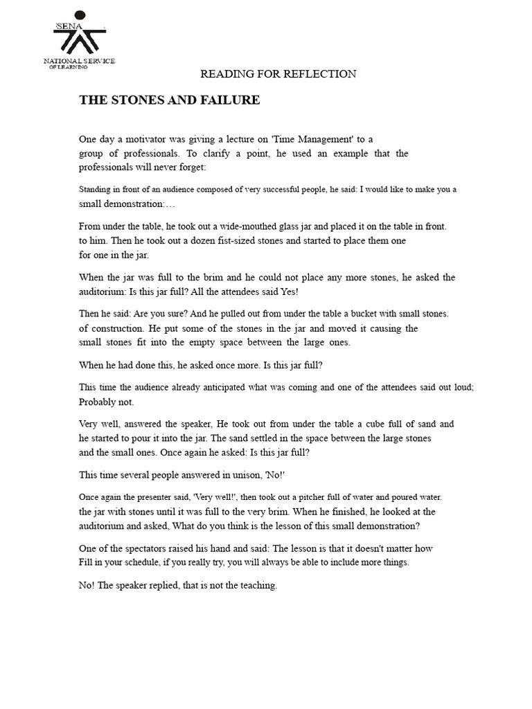 Reading The Failure | PDF