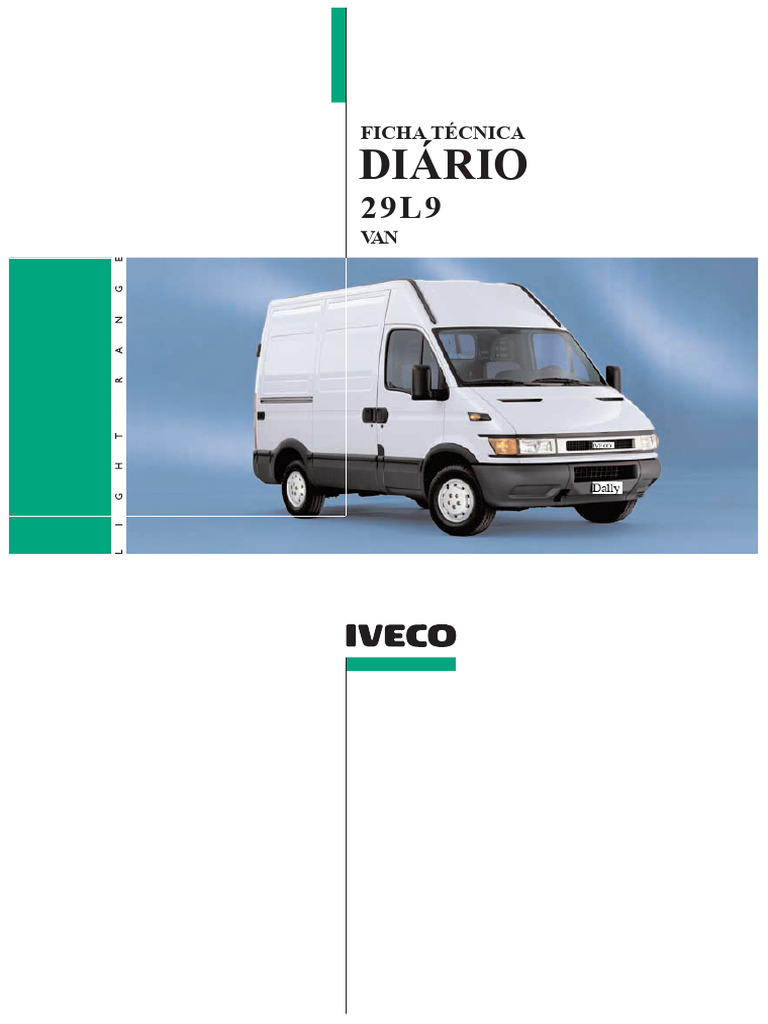 Ficha Técnica Do Furgão Iveco-Daily-Van-29l9v | PDF | Freio | Motores