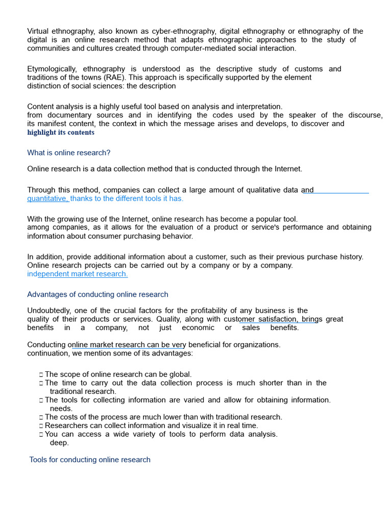 The Digital Research Methodology | PDF | Methodology | Ethnography
