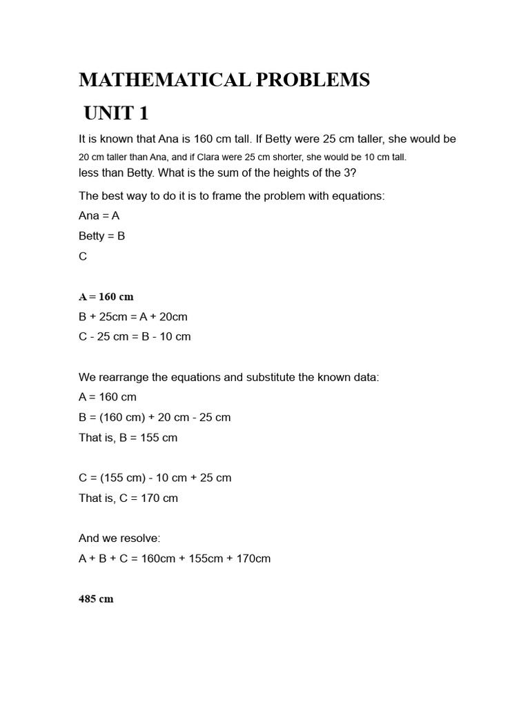 UNIT 1 Mathematics | PDF | Mathematics