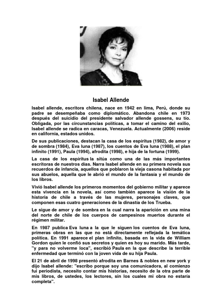 Isabel Allende | PDF
