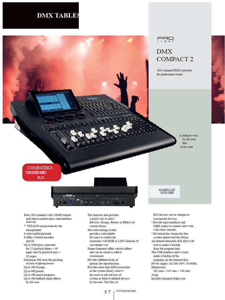 DMX Compact 2 | PDF | Computer Architecture | Computer Hardware