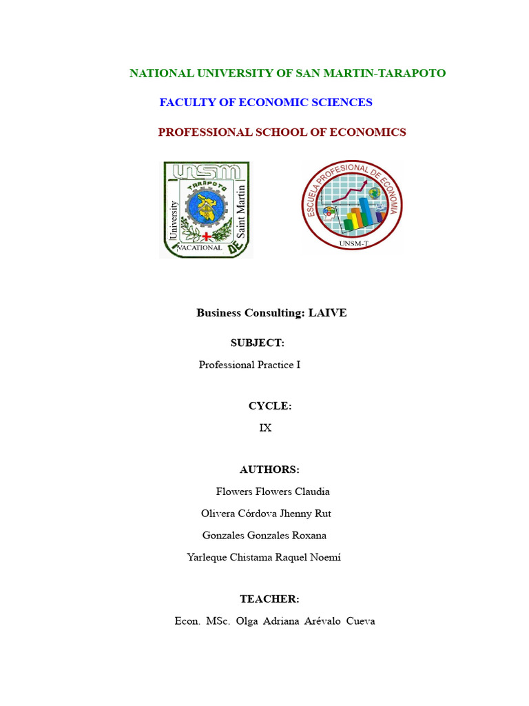 Business Consulting Report on Laive S.A. | PDF | Competition | Sanitation