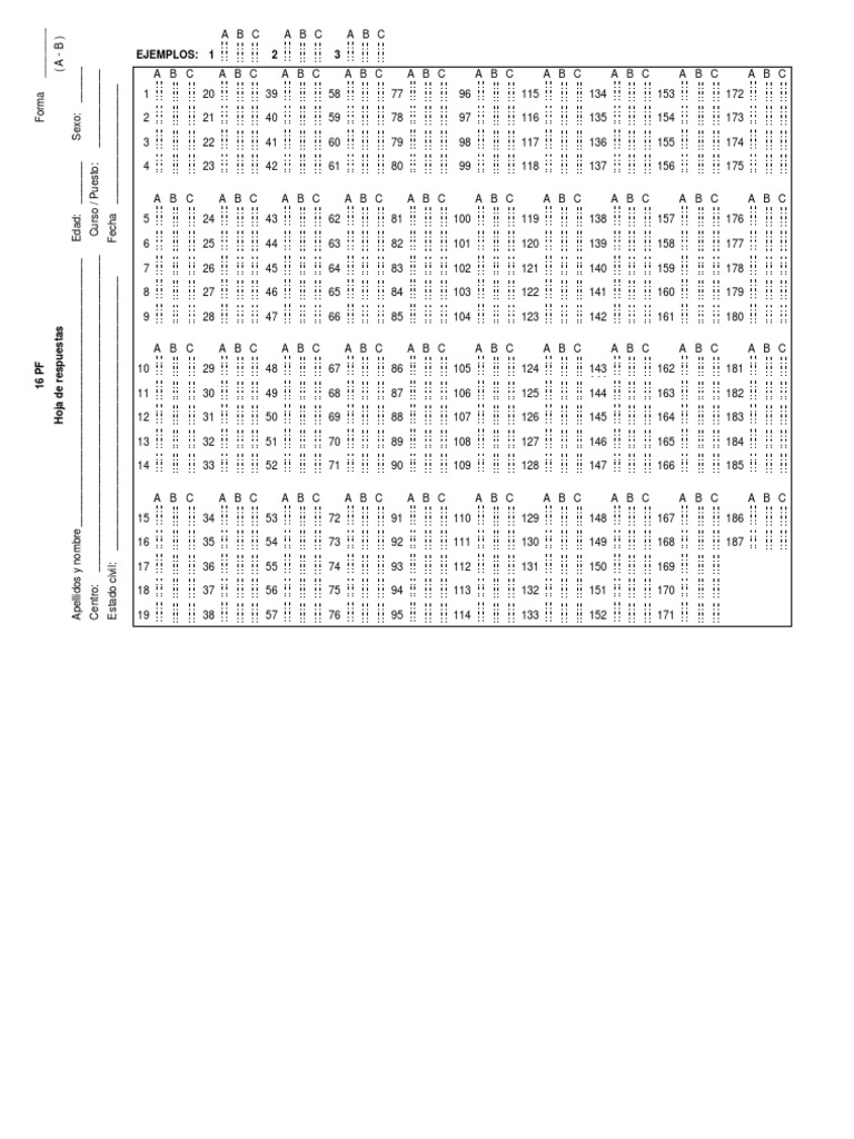 16+PF+Hoja+de+Respuestas