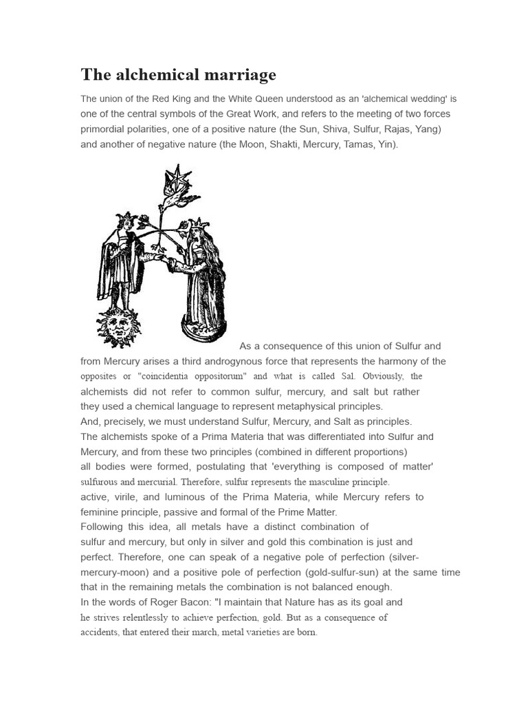The Alchemical Marriage | PDF | Alchemy | Yin And Yang