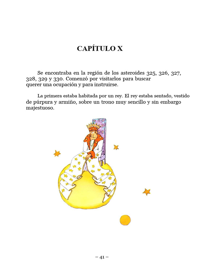 Encuentro del Principito con el Rey | PDF | El Principito