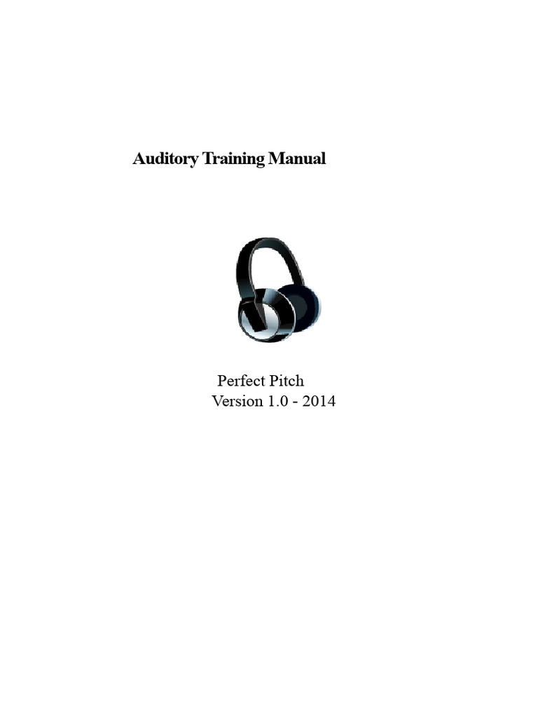 Manual of Perfect Hearing | PDF | Interval (Music) | Pitch (Music)