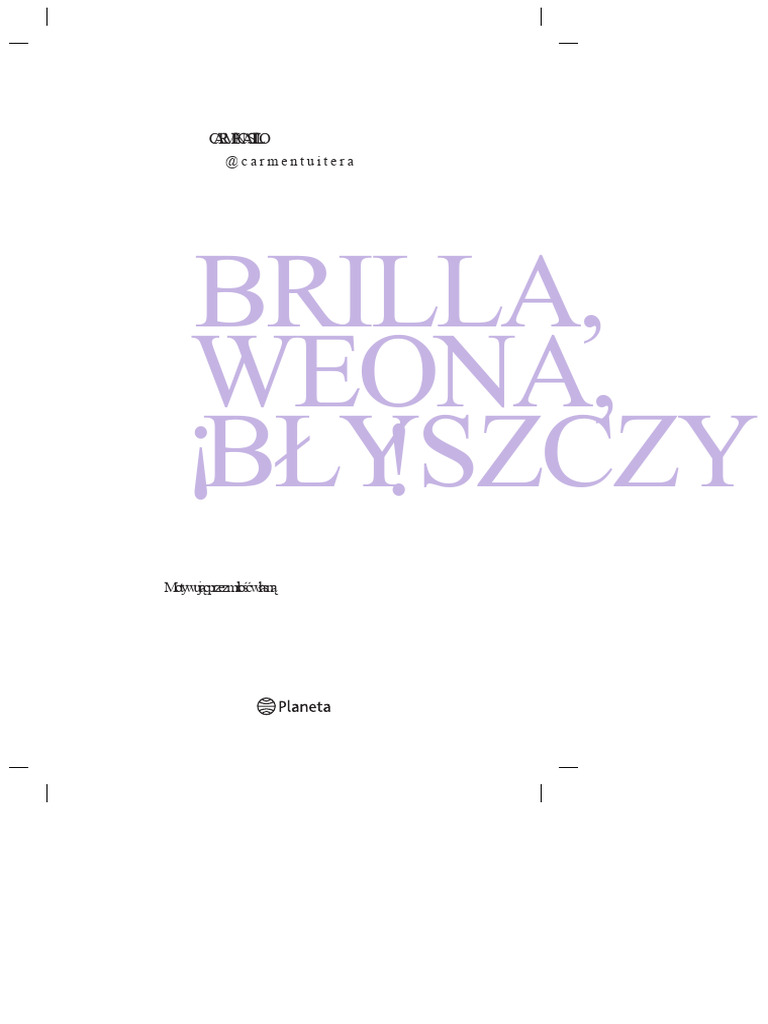 Świeć, Weona, Świeć! | PDF